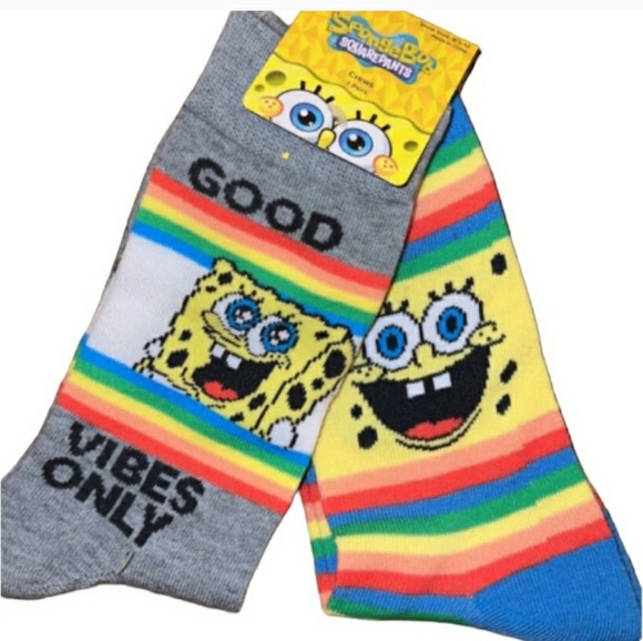 SpongeBob Squarepants | Accessories | Nwt 2 Pack Of Spongebob ...